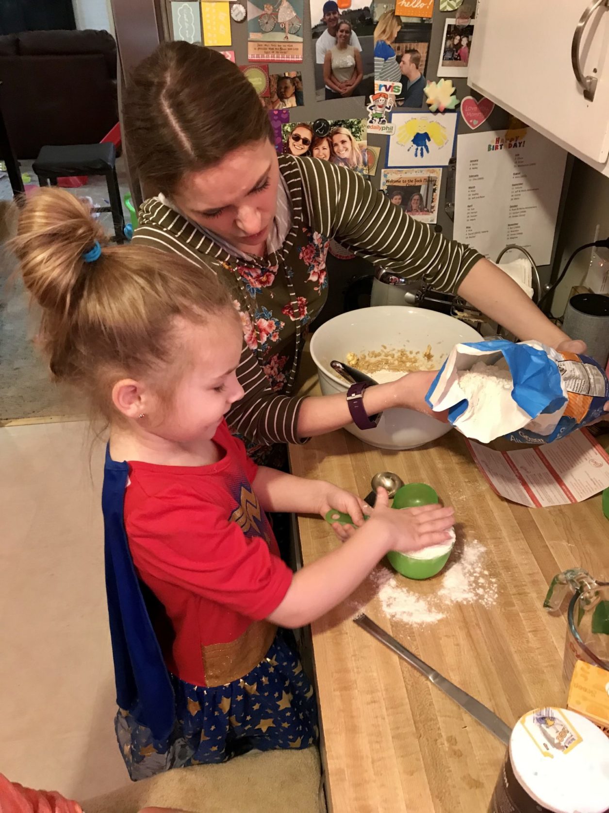Favorite Chocolate Chip Cookie Recipe + Baking With Kids - thisaveragemom