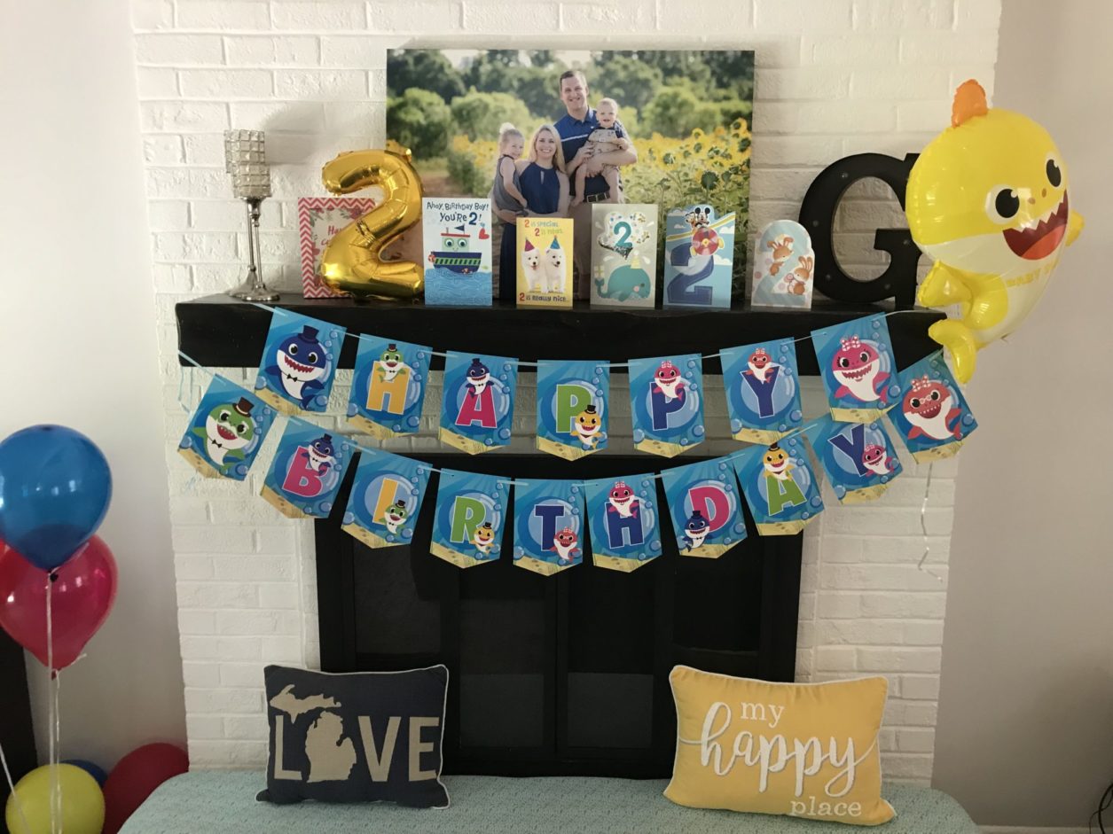Maverick’s Baby Shark Birthday Party - thisaveragemom