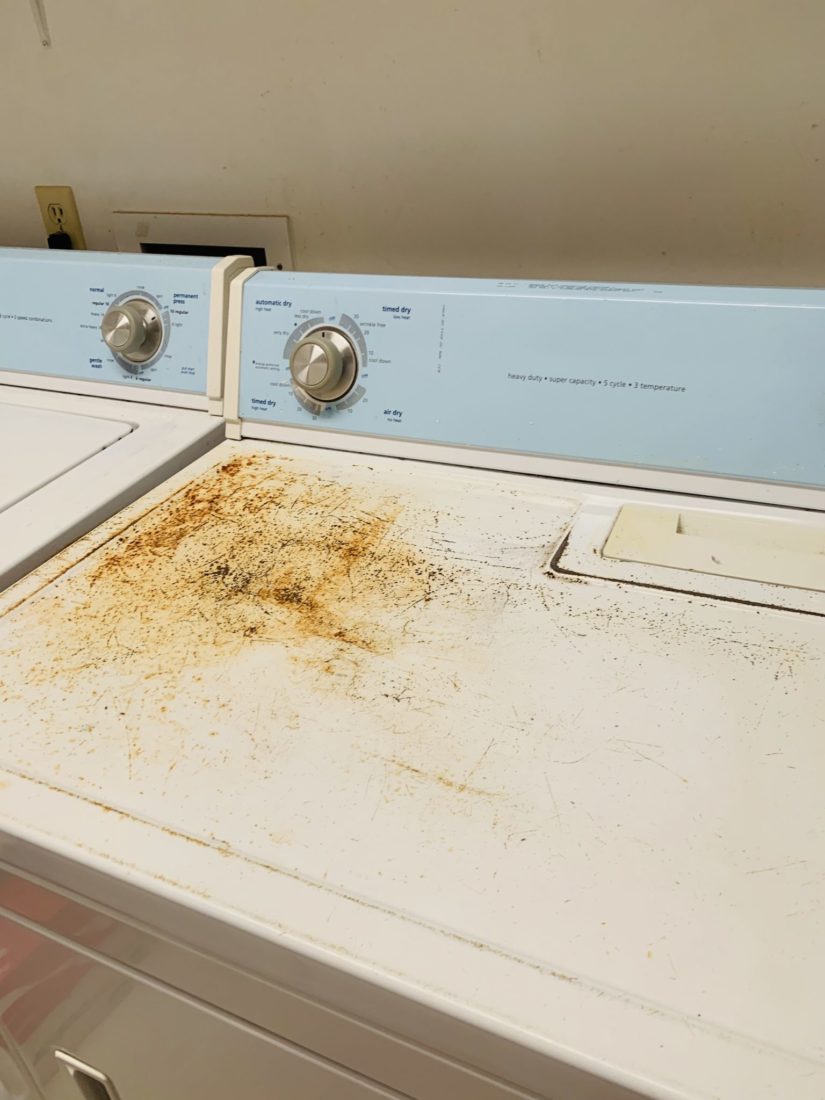 DIY: How to Repair a Rusty Clothes Dryer - thisaveragemom
