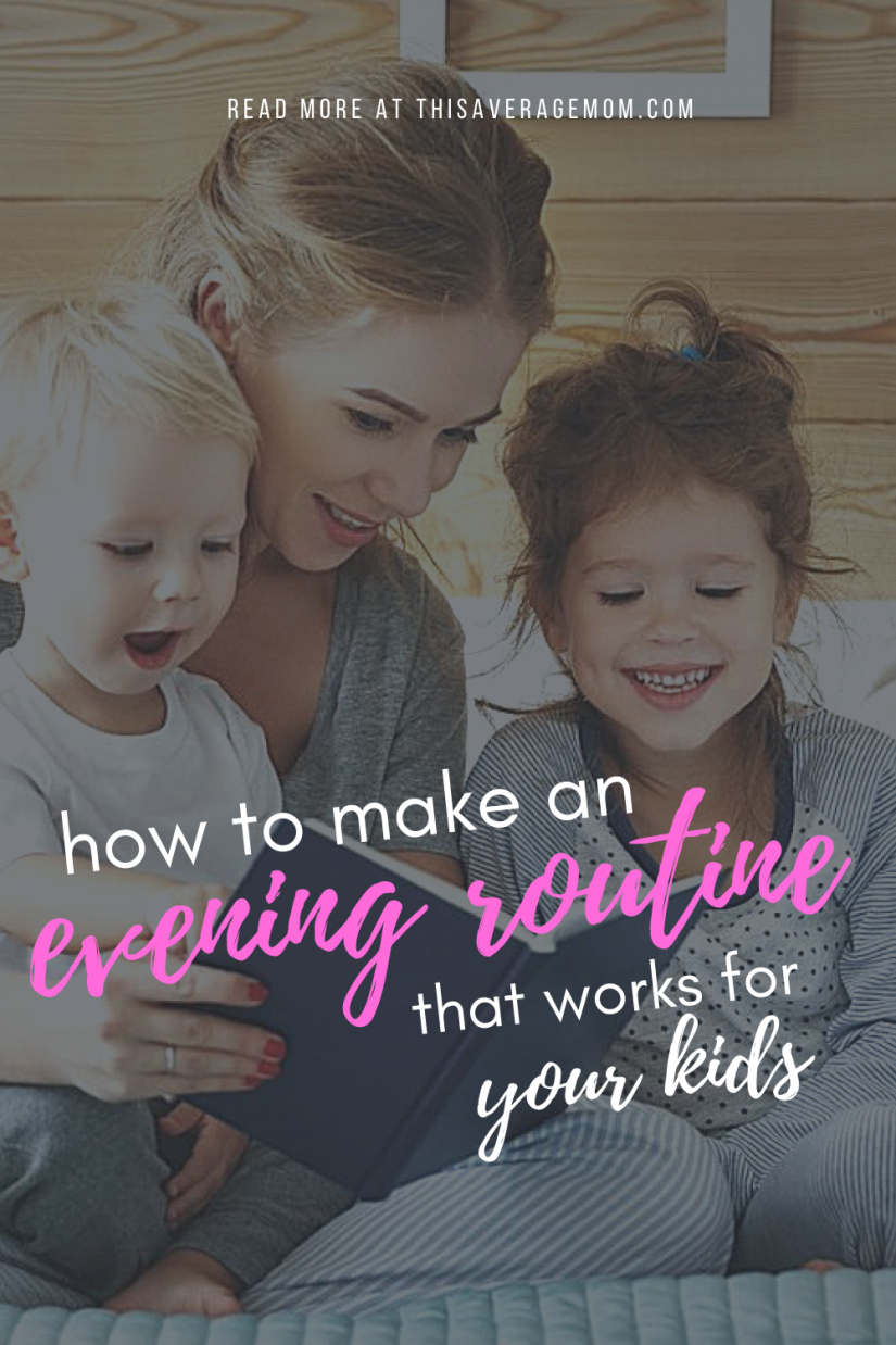 How to Make an Evening Routine - thisaveragemom